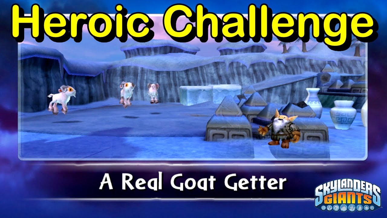 Skylanders Giants A Real Goat Getter Heroic Challenge Review and Play ...