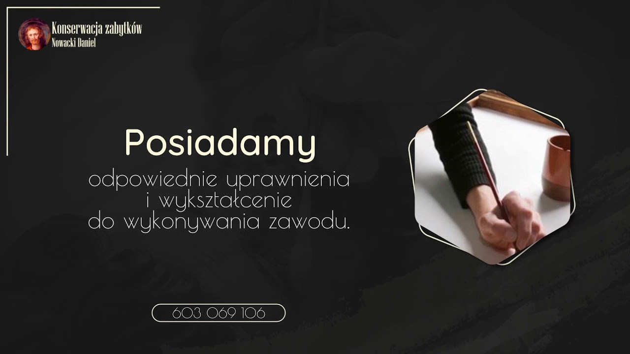 Konserwacja obiektów sakralnych Osieczna Daniel Nowacki Konserwacja ...