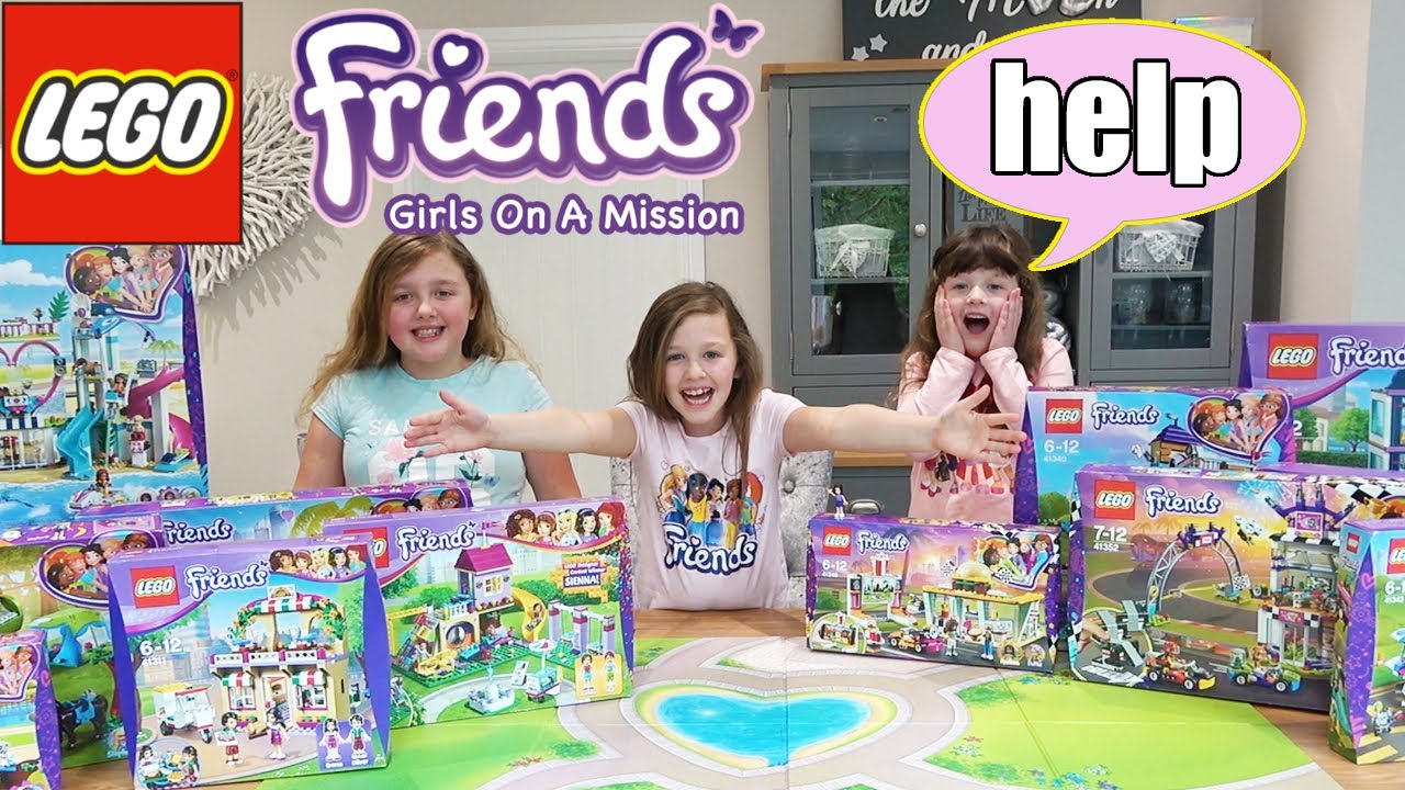 MASSIVE LEGO FRIENDS CHALLENGE with Ava Isla and Olivia Fun Family ...