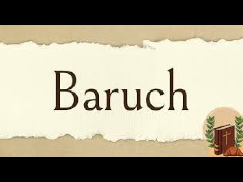Baruch- scribe of Jeremiah he prophet - YouTube