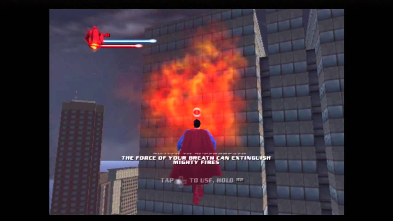 Superman Returns PS2 Classics Gameplay Part 1 - Crazy Meteor Shower ...