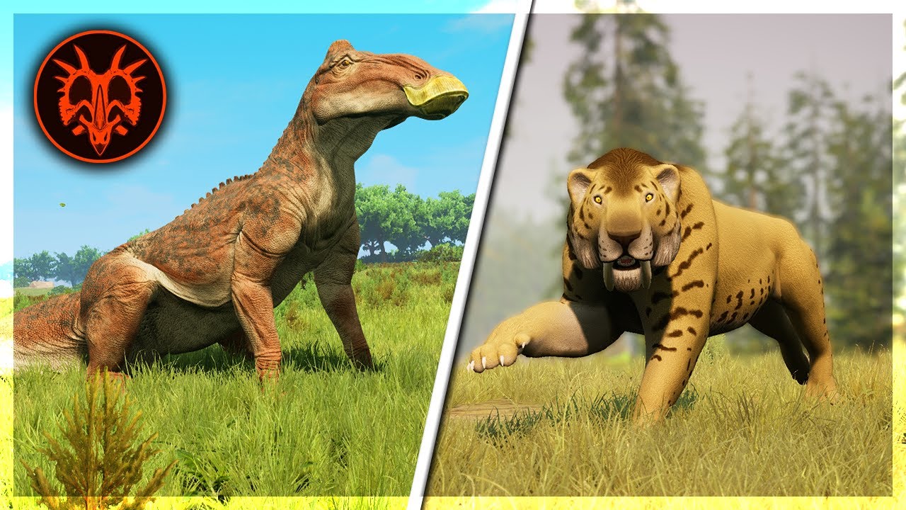 SMILODON & Edmontosaurus Near Completion! | Path of Titans Mods - YouTube