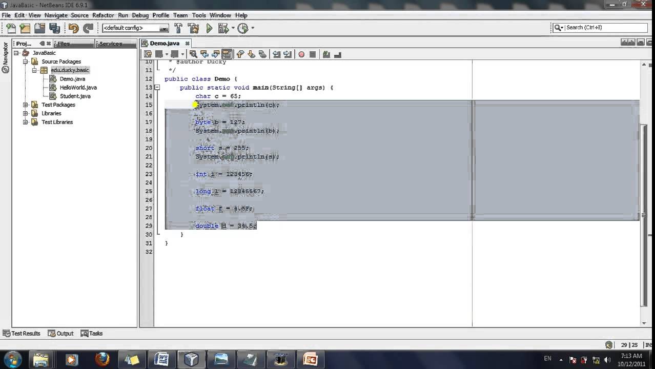 Java cơ bản 9 Các kiểu dữ liệu trong Java - YouTube