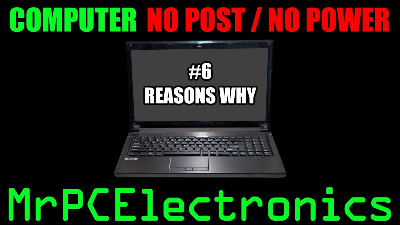 Computer Won't Post Or Power ON (6 Reasons Why) - YouTube