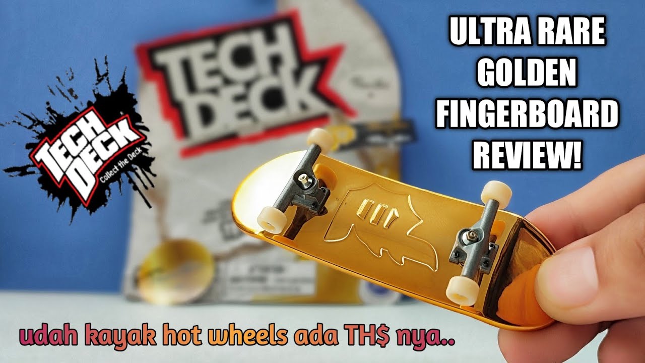 Eps462 ULTRA RARE GOLDEN TECH DECK PRIMITIVE FINGERBOARD Full Review ...