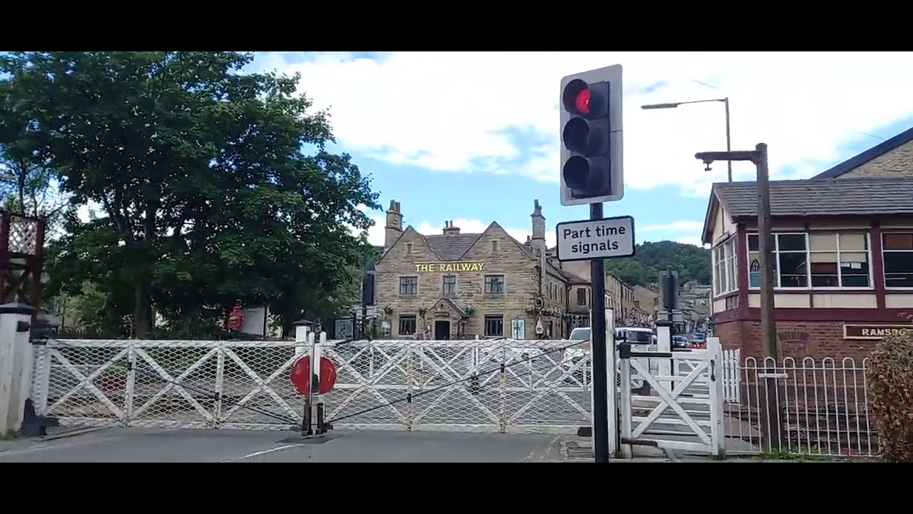 *RARE LC* Ramsbottom Wheel Operated Level Crossing, Lancashire (30/06 ...