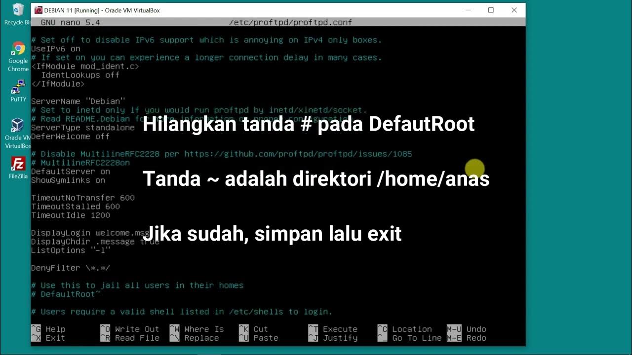 5 Tutorial FTP Server Debian 11 - YouTube