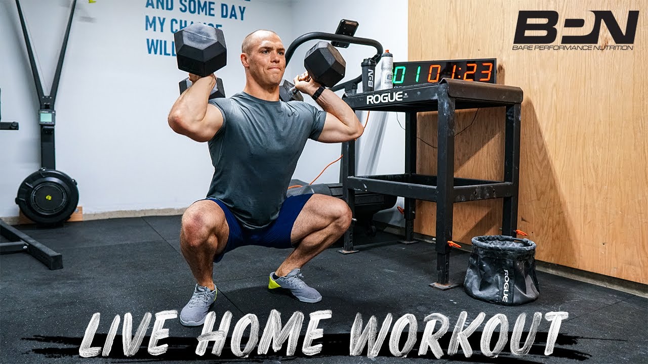 BPN Live Home Workout - Cole Sager - YouTube