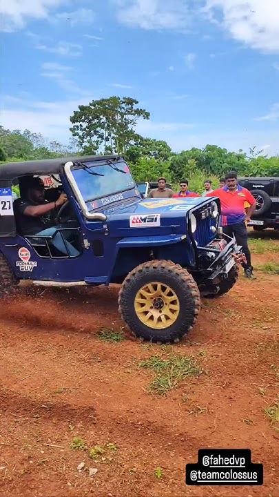 COLOSSUS DR FAHED KERALA OFFROADERS CHALLENGE MAHINDRA JEEP CJ 500 #4x4 #offroad #kerala # ...