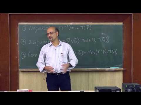 Fuzzy logic (from previous 2 lecture of classical)-Lecture 16 By Prof S Chakraverty - YouTube