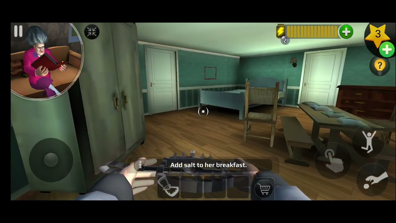 scary teacher game play #trending - YouTube