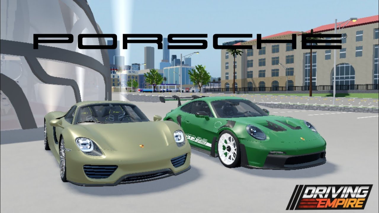 New Porsche with 4 cars update in Driving Empire!!! - YouTube
