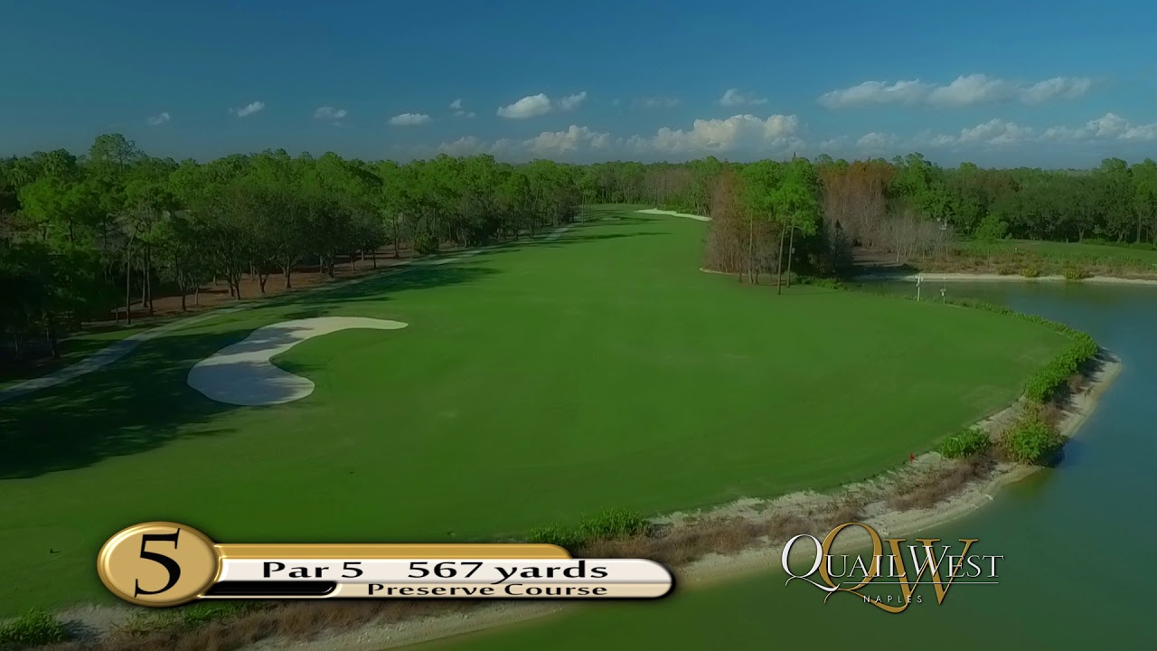 Quail West / Preserve Course / Hole 5 - YouTube