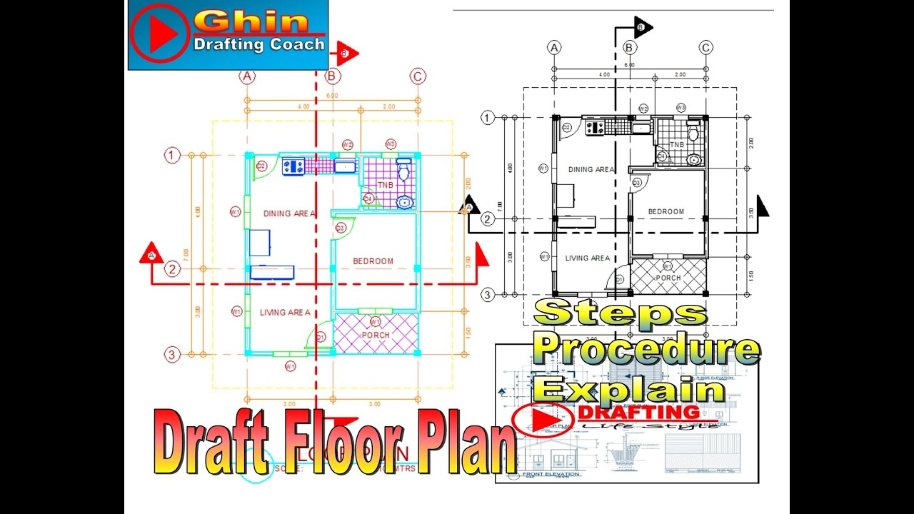 Drawing Exercise 6: How to Draft Floor Plan (in AutoCAD) - YouTube