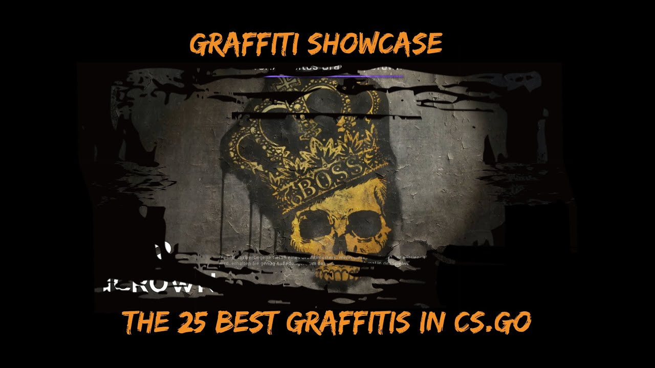 GRAFFITI SHOWCASE-THE 25 BEST GRAFFITIS IN CS:GO - YouTube