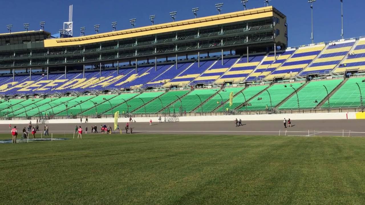 Kansas Speedway Infield 360 View (Hollywood Casino 400 2016) - YouTube