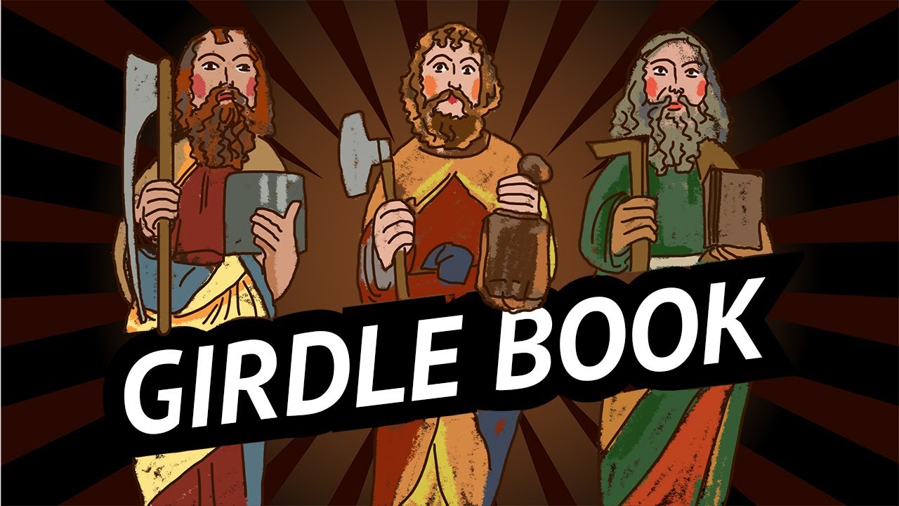 Girdle book • A Book with a tail and a knot • The most unusual books of ...
