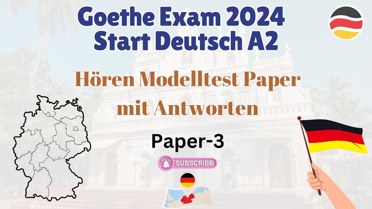 Goethe Zertifkat - Start Deutsch A2 Exam 2024 - Hören Modelltest Exam ...