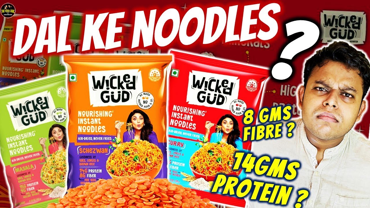 Most "HEALTHY" Noodles in INDIA? 🤯 WICKED GUD Noodles Review | INSTANT ...