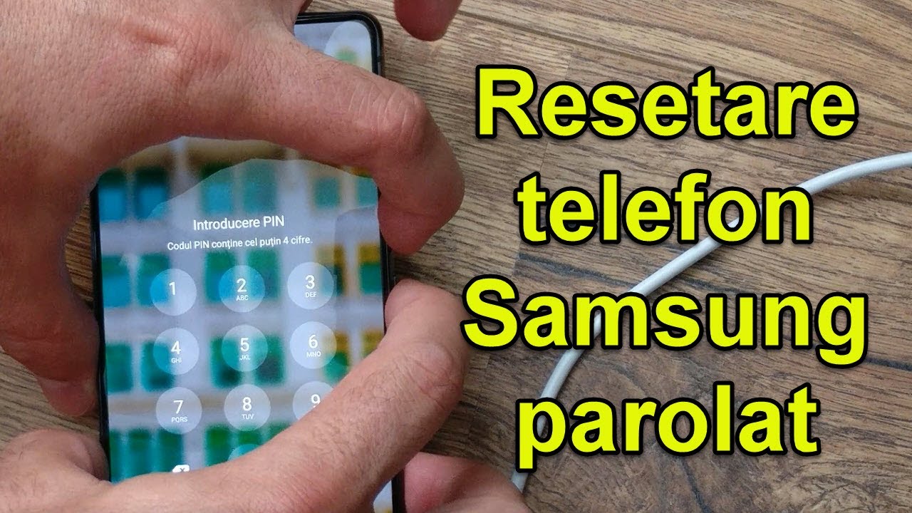 Cum resetezi un telefon Samsung daca ai uitat parola ? - YouTube