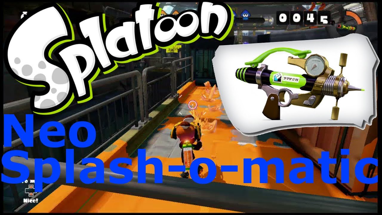 Splatoon Neo Splash-o-matic - YouTube