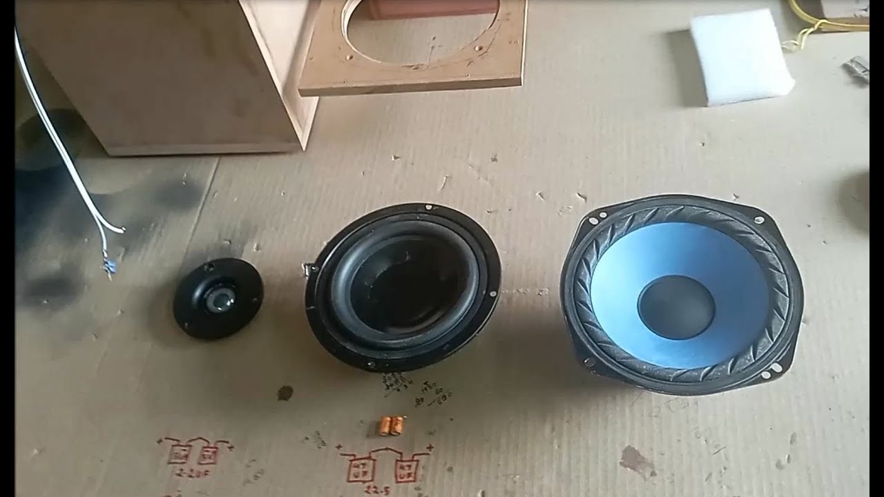 MY 3 WAY SPEAKER BOX PROJECT WITH SOUND TEST - YouTube