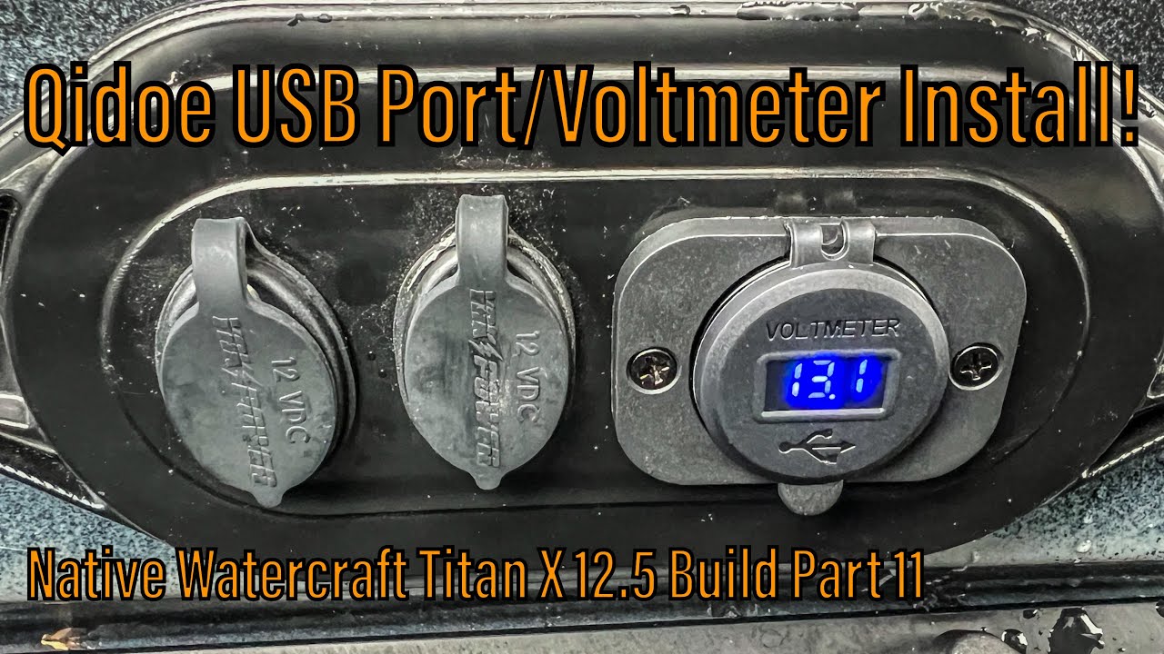 Installing EXTRA USB Ports by Qidoe! - Native Watercraft Titan X 12.5 ...