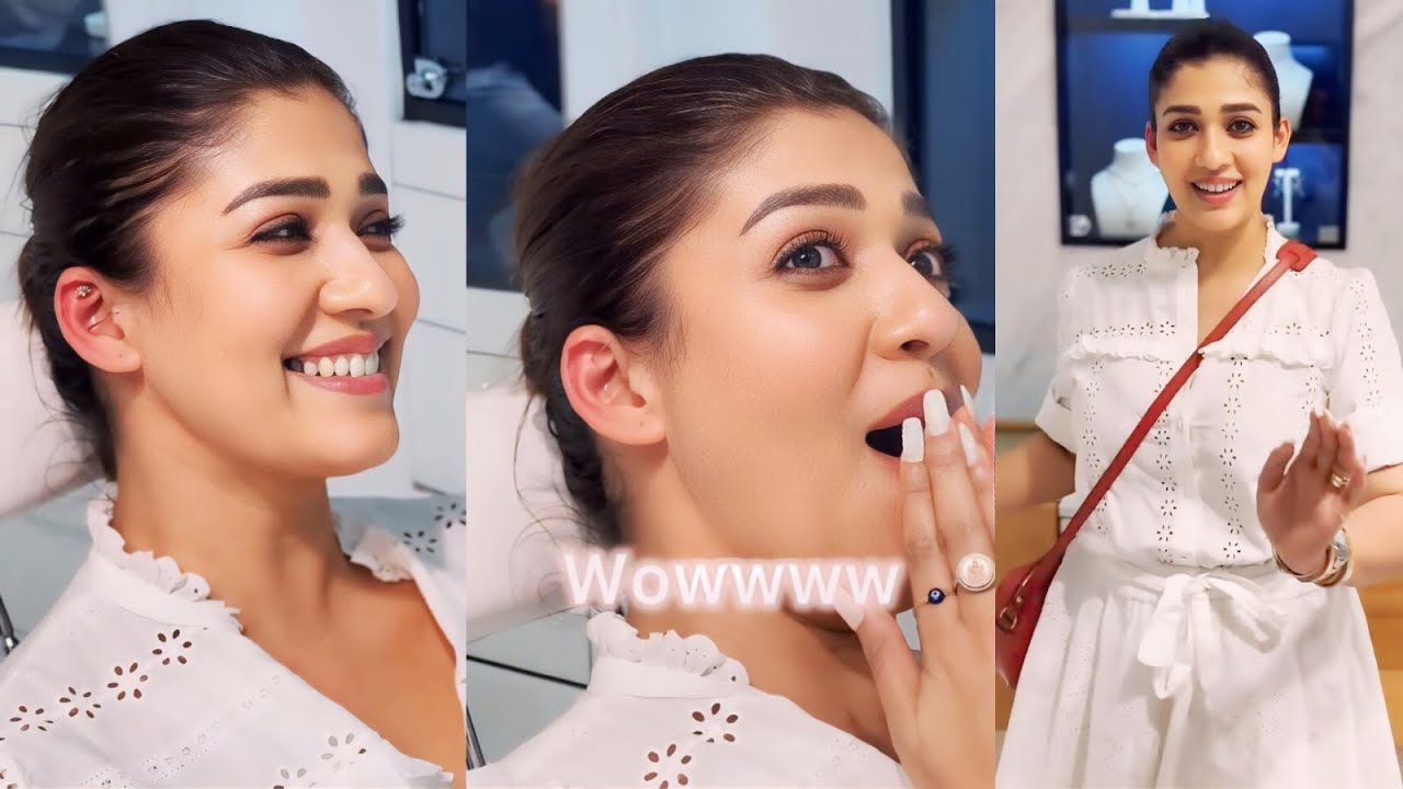 VIRAL VIDEO : Actress Nayanthara Ear Piercing Viral Video | Nayanthara ...