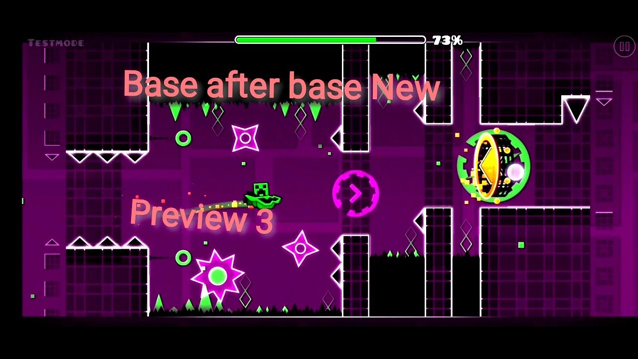Geometry dash. Base after base New preview 3 - YouTube