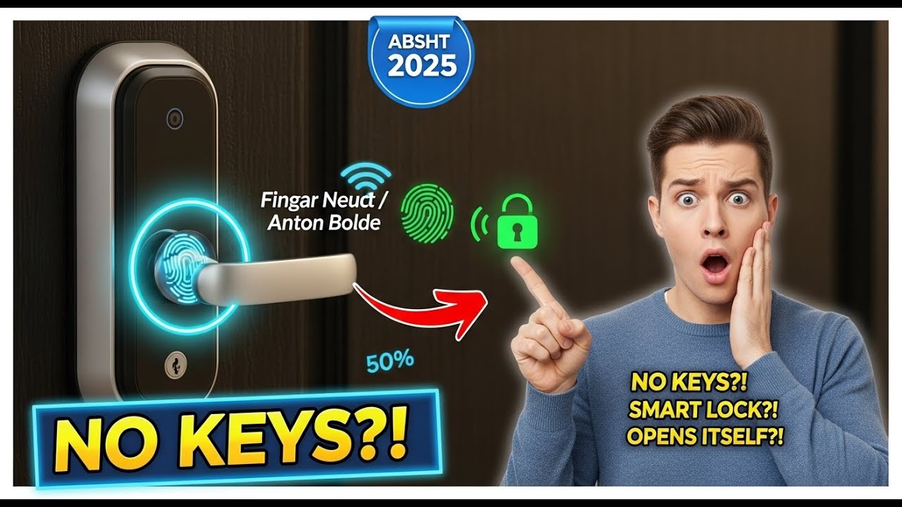 Smart Door Lock No Keys, No Problem! - YouTube