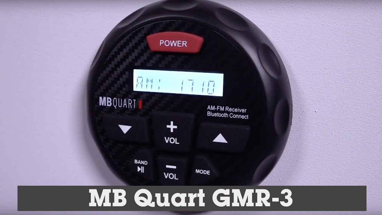 MB Quart GMR-3 Display and Controls Demo | Crutchfield Video - YouTube