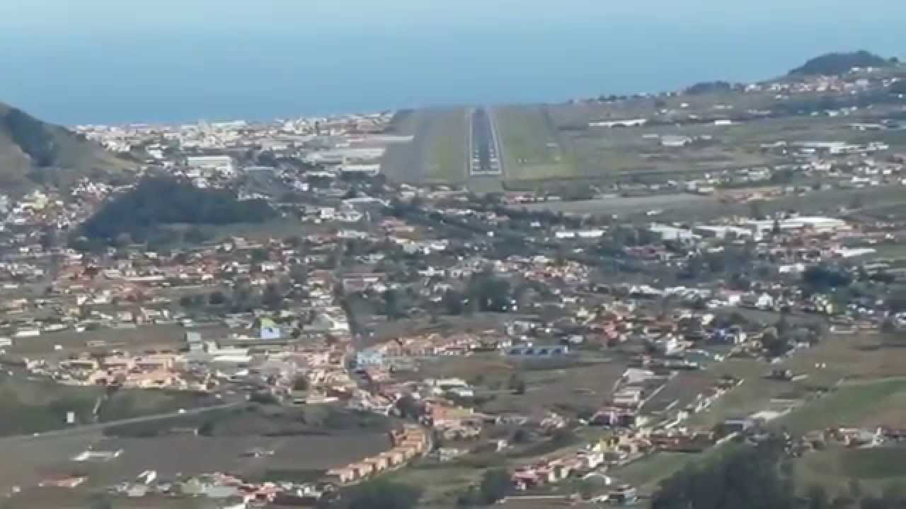 LANDING AT TENERIFE NORTH LOS RODEOS AIRPORT - YouTube