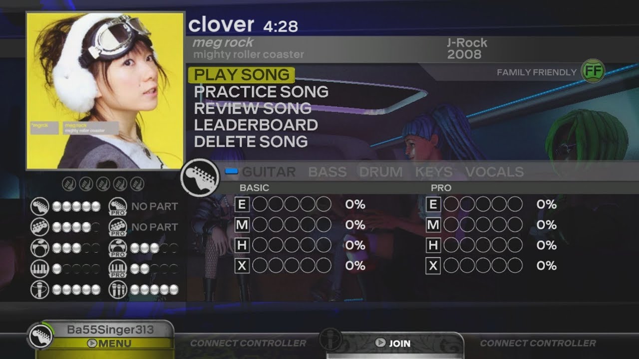 Rock Band: Custom Song "Clover" (Available for Download for All ...