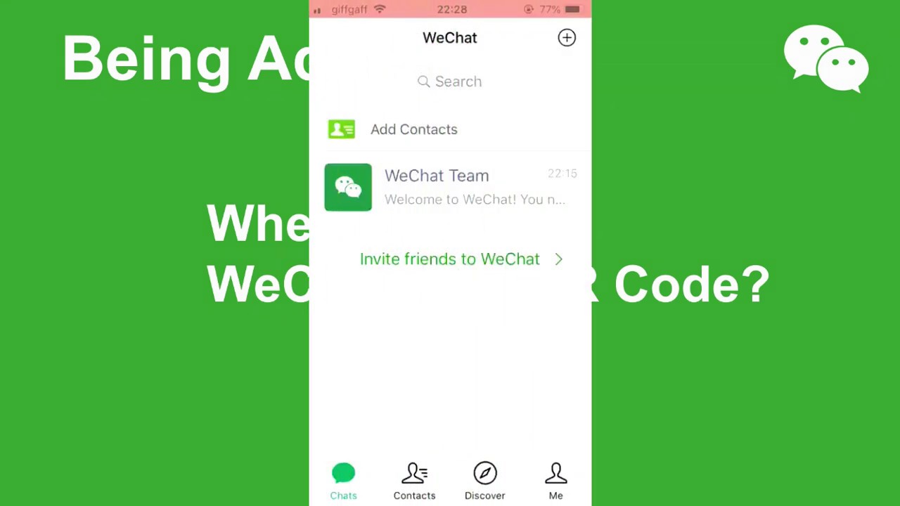 02 How to be added in WeChat? How to find your profile in WeChat? - YouTube
