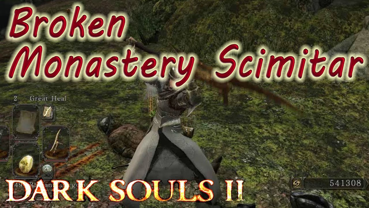 Dark Souls 2 - Broken Parry (Monastery Scimitar) - YouTube