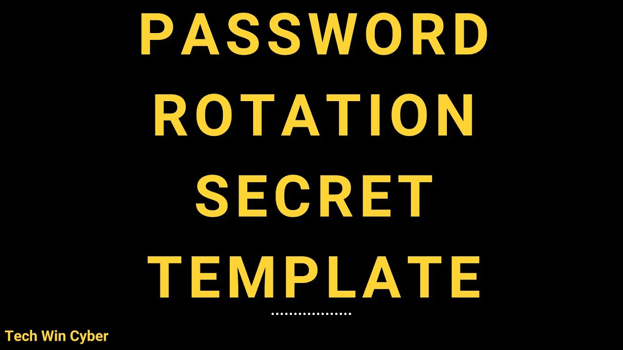 Module 5.1 - Active Directory - Secret Policy Password Rotation ...