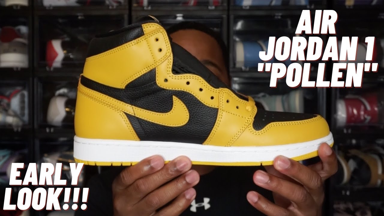 AIR JORDAN 1 POLLEN EARLY REVIEW - YouTube