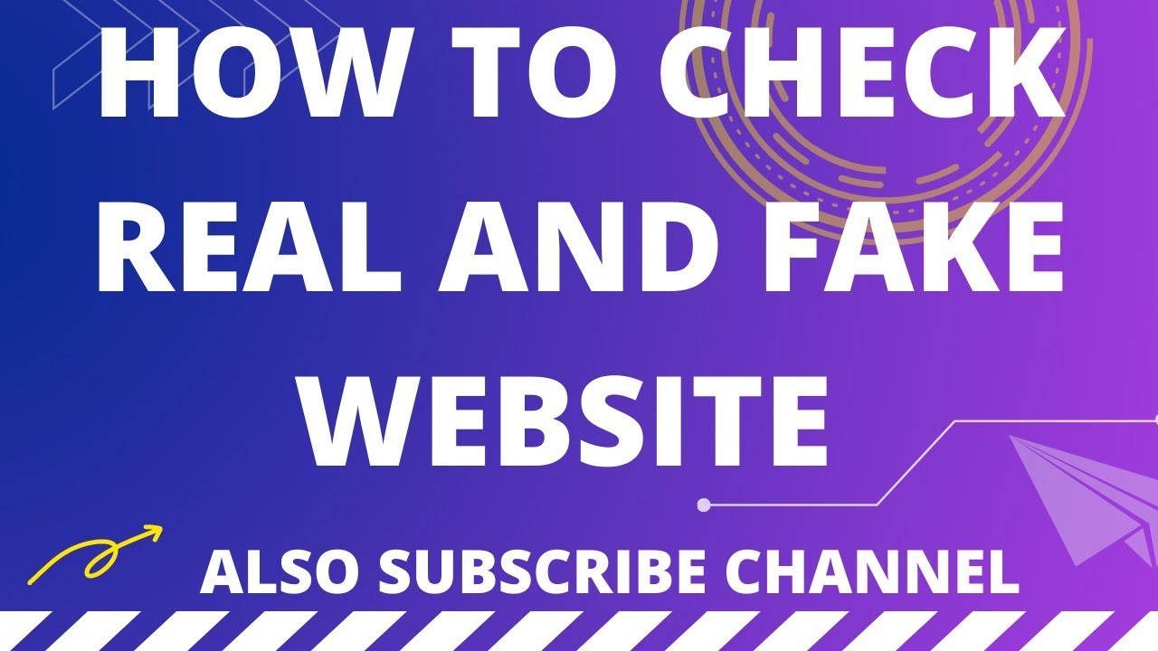 How To check Real And Fake Websites/My Honest Review/online earning ...