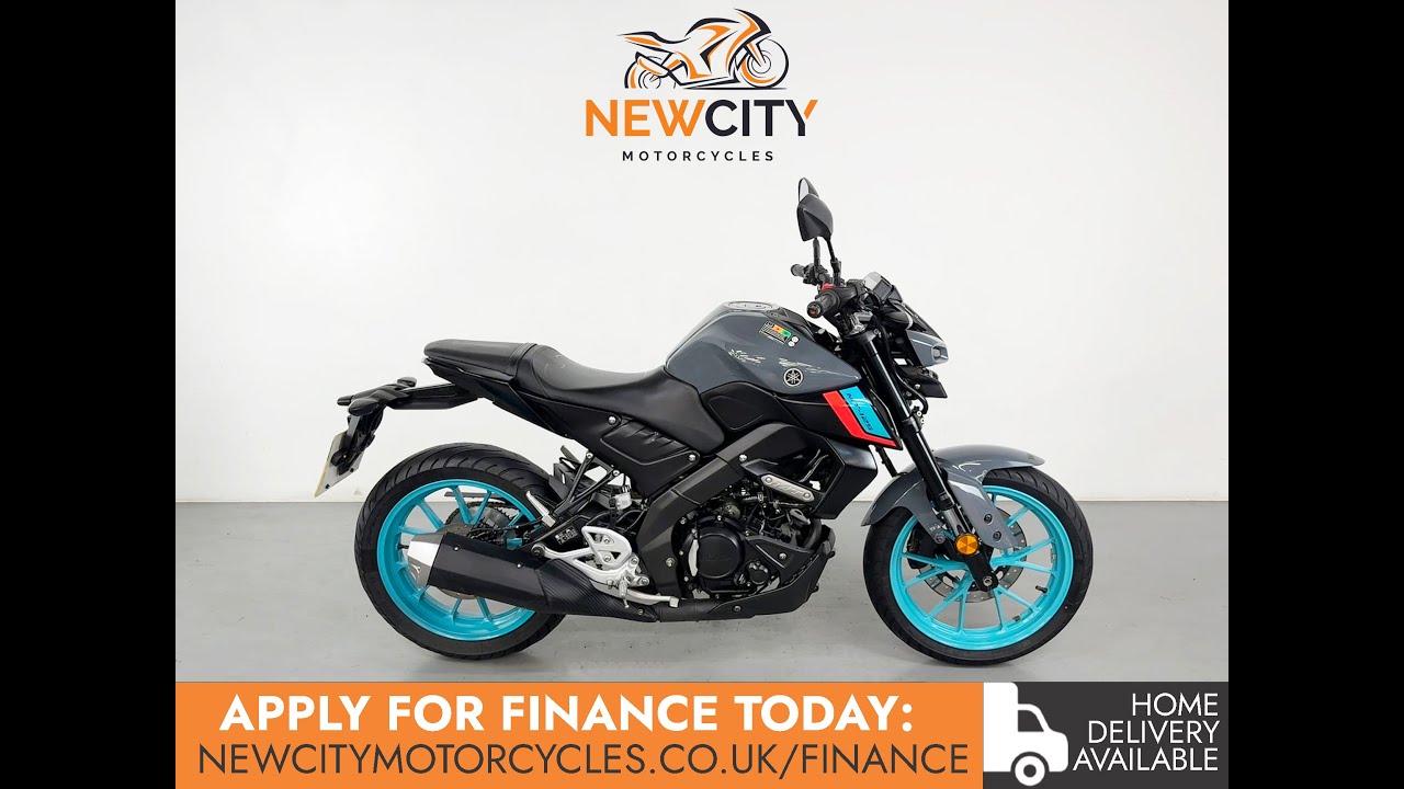 Yamaha MT-125 125 Grey 10643 Miles Used - YouTube