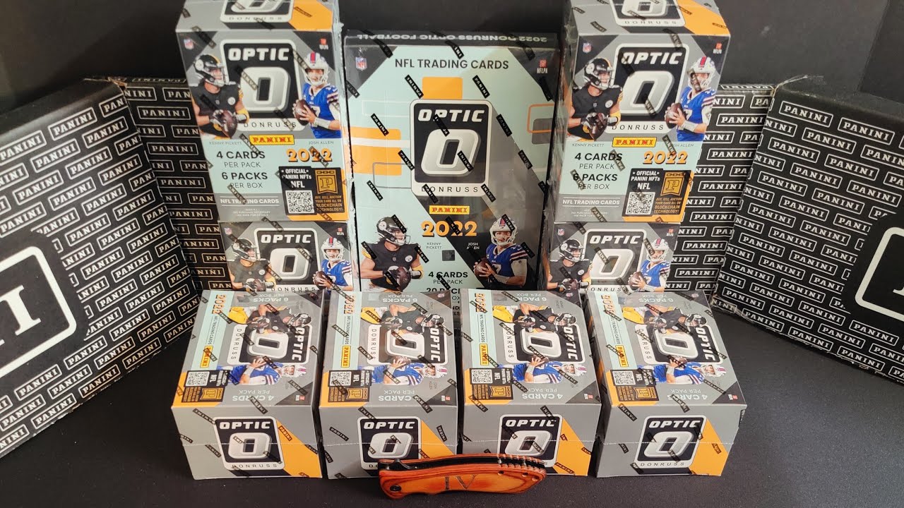 Break #96: 8x Fanatics Blasters/ 1x Retail Box 2022 Donruss Optic NFL # ...