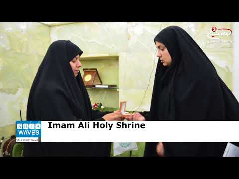 Russian Shia convert visits Imam Ali holy shrine