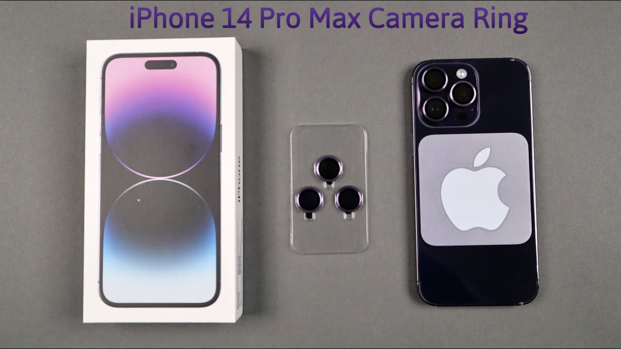 How To Install iPhone 14 Pro Max Camera Metal Ring Lens Protector Deep ...