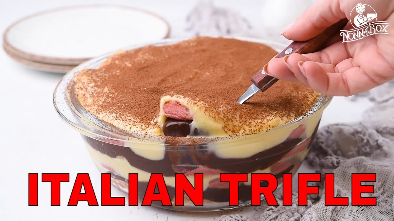 The Real Italian Trifle Recipe From Nonna - Zuppa Inglese - YouTube