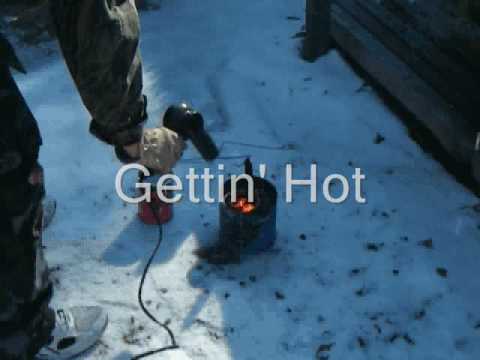 Tempering (hardening) a knife blade (with a Camping Stove) - YouTube