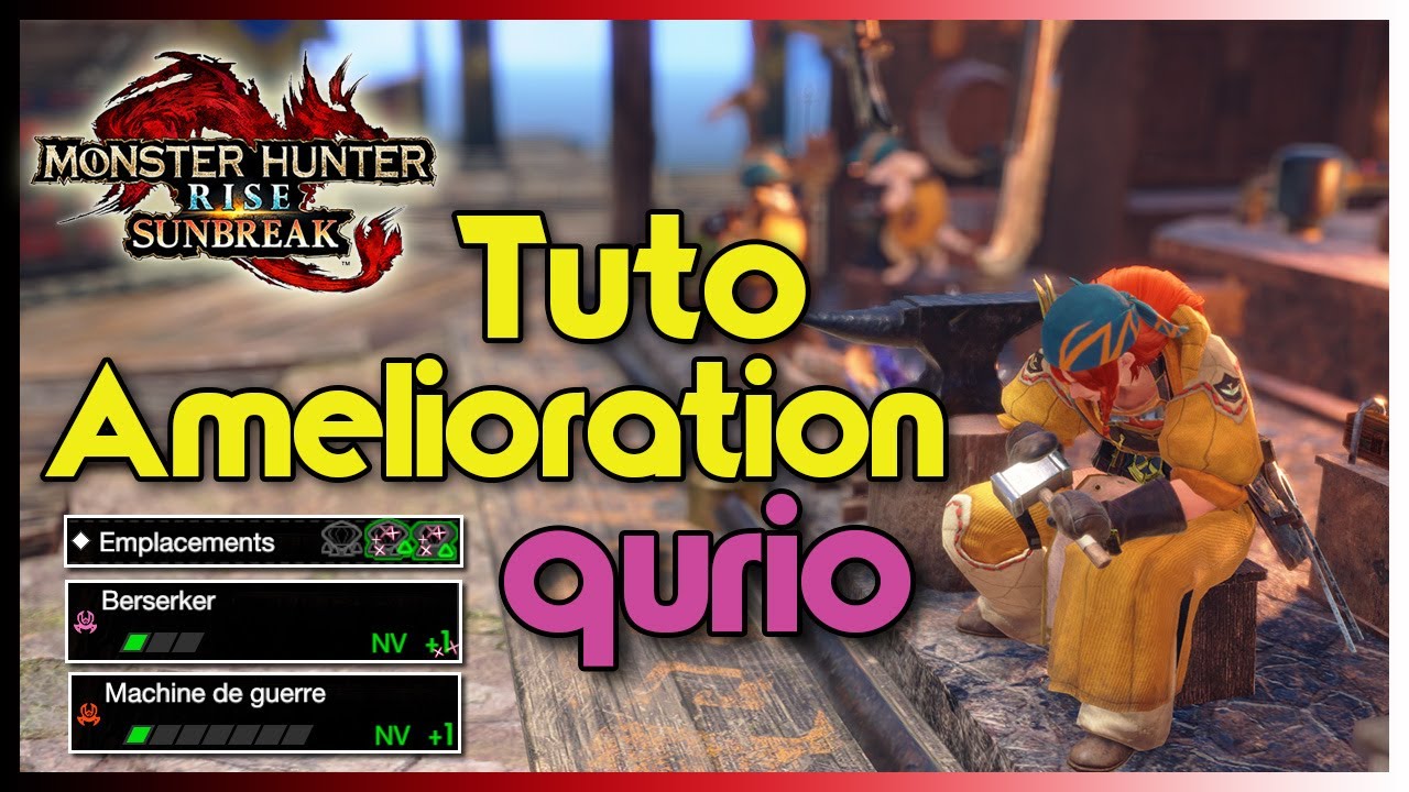 Tuto - Amélioration Qurio (arme, armures) - Monster Hunter Rise ...