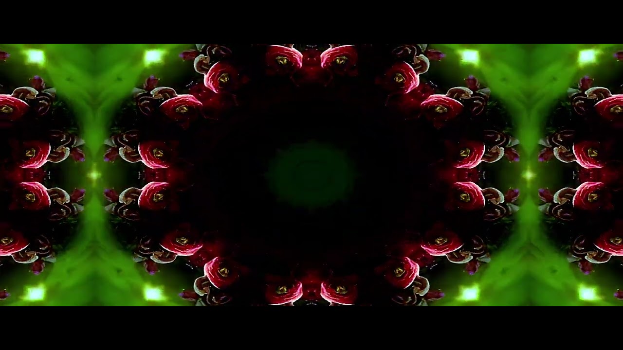 4K Kaleidoscope mandala of Fractal Flames with Relaxing Ambient # ...