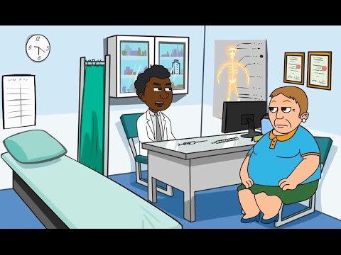 Animated English Lesson At the Doctor's office - YouTube