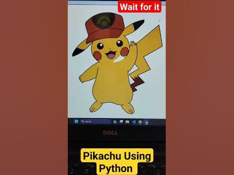 Pikachu Using Python Code 🔥🔥☺️ #pikachu #trending #viral #shorts #short - YouTube