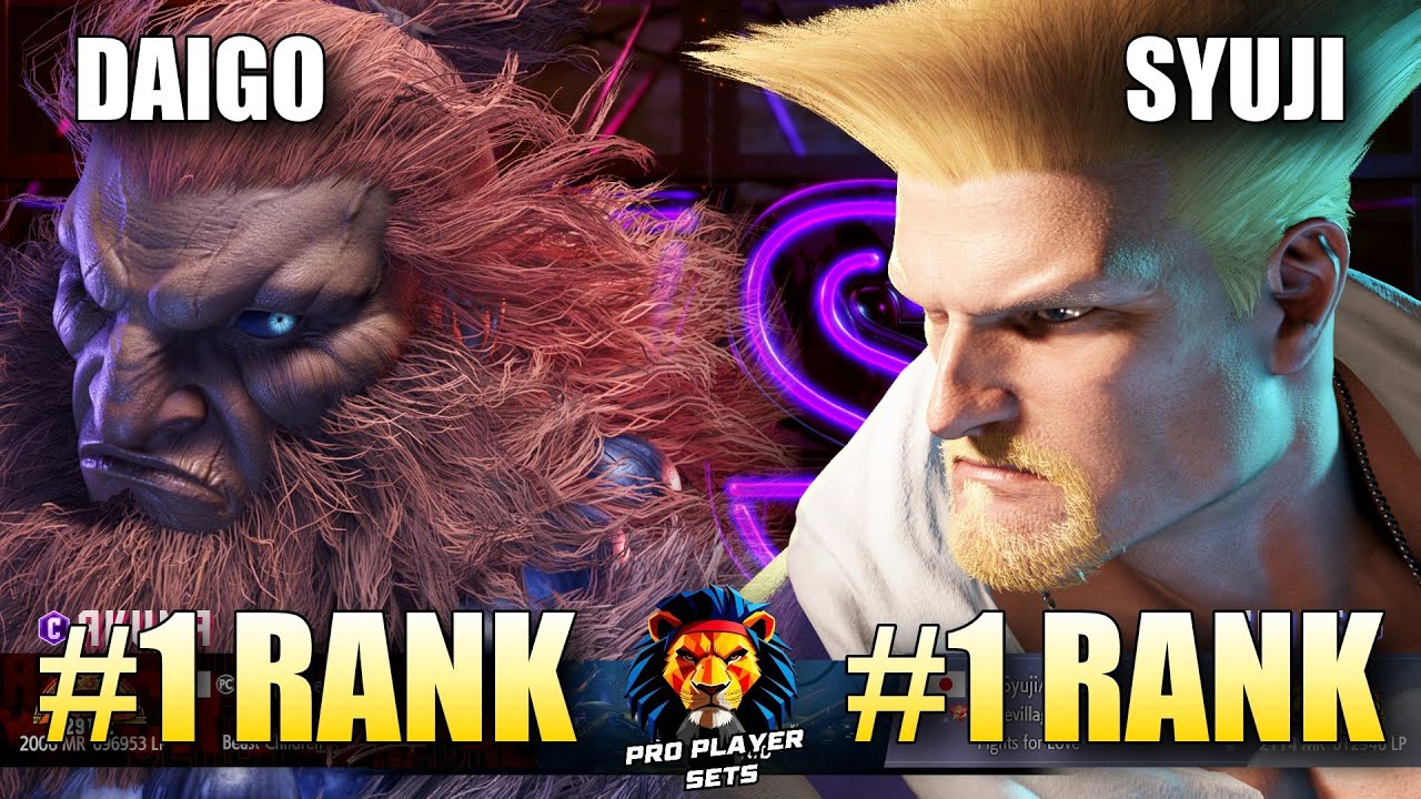 SF6 ☆ Daigo (#1 Ranked Akuma) VS Syuji (#1 Ranked Guile) ☆ Pro Level ...