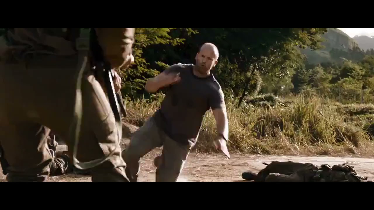 The Expendables - Jason Statham's all fight scenes - YouTube